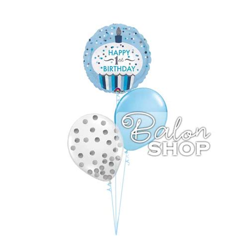 Srećan Prvi Rođendan Buket Za Dečaka • Baloni Balon Shop