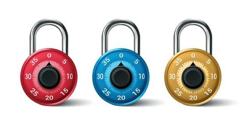 Combination Padlock Vector Art Icons And Graphics For Free Download