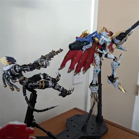 I Recently Bought Some Digimon Model Kits And Decided To Make A Fun Scene R Digimon