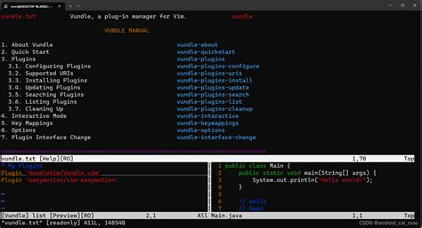 Vim的插件管理器之vundlevundle安装插件 Csdn博客