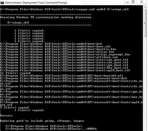 Tutoriales Técnicos para Sistemas Operativos Windows y Linux Como crear una imagen WinPE x64