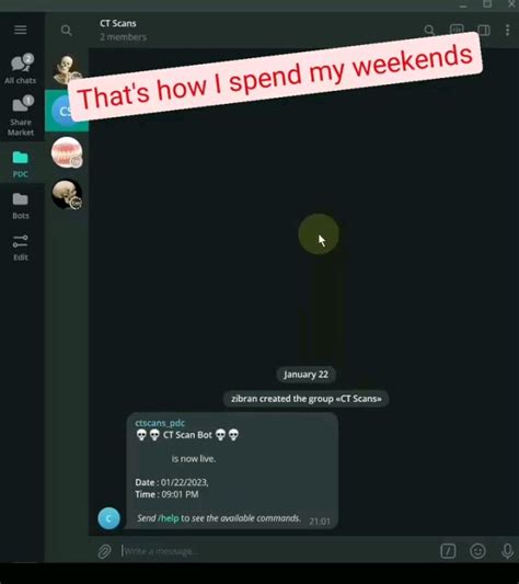 [video] zibran khan on linkedin python telegrambot medical ctscan oralandmaxillarysurgeon