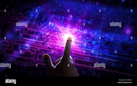 Cyber Security Key Futuristic 3d Rendering Illustration Abstract Digital Concept Of Data
