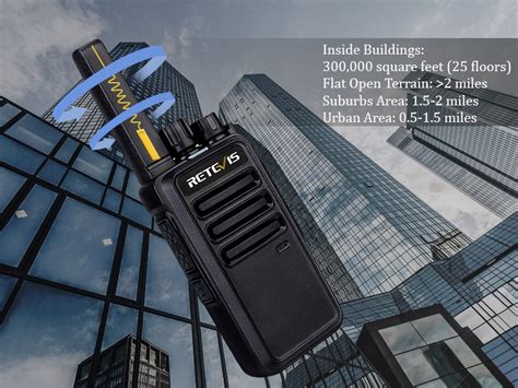 Retevis Rt68 Walkie Talkies With Earpiece Heavy Duty Walkie Talkie Long Range For Adults