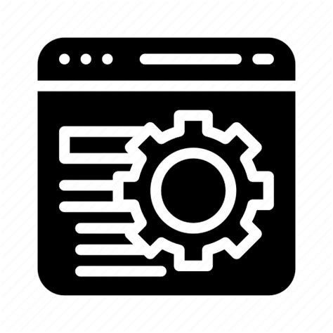 settings configuration document gear folder icon download on
