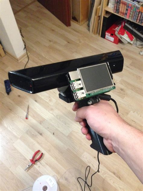 Free 3d File Kinect And Raspberry Pi2 With Display Mount 🧞‍♂️ ・3d