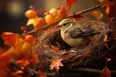 Fragile Nest Bird Eggs Generate Ai