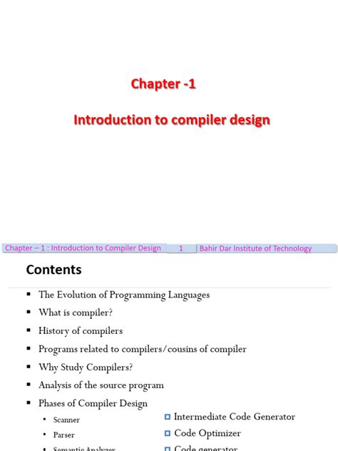 Ch1introduction Pdf Compiler Computer Program