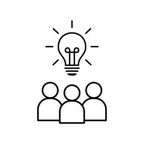 Collaboration Idea Icon 12175674 Vector Art At Vecteezy