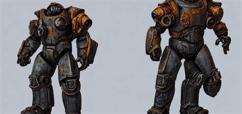 Fallout T 60 Power Armor 1 6 Scale Action Figurefallout Series Power
