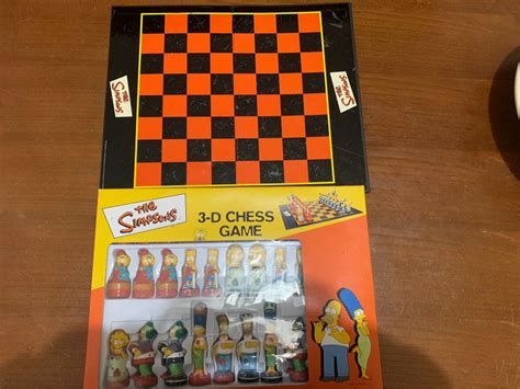 The Simpsons 3 D Chess Game Vinted