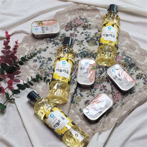 청정원 식용유 카놀라유 통조림으로 구성 환경을 생각한 포장 자연스러운선물세트 추석선물세트 추천 네이버 블로그