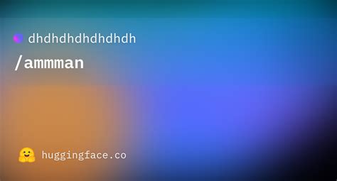Dhdhdhdhdhdhdhammman · Hugging Face