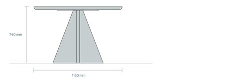 Right Triangle Table — Casegoods