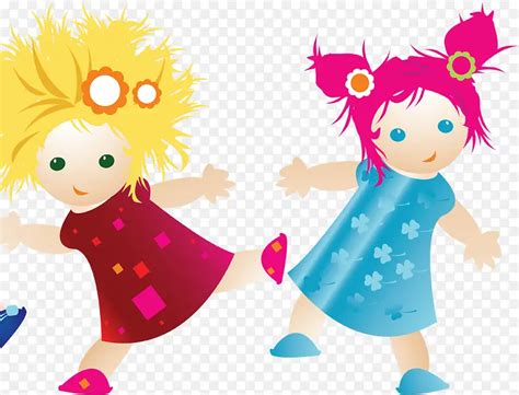 卡通手绘跳舞女孩png图片素材下载图片编号10968358 Png素材网