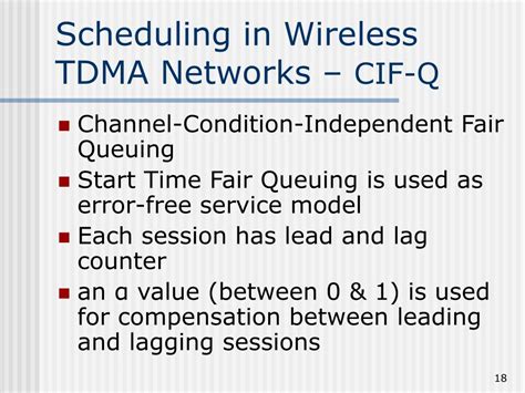 Ppt An Overview Of Scheduling Algorithms In Wireless Multimedia Networks Powerpoint