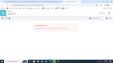 Use Cascading Select With Two Condition Form Building Kobotoolbox