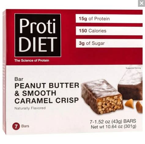 Proti Peanut Butter And Smooth Caramel Crisp Caramel Protein Crisp