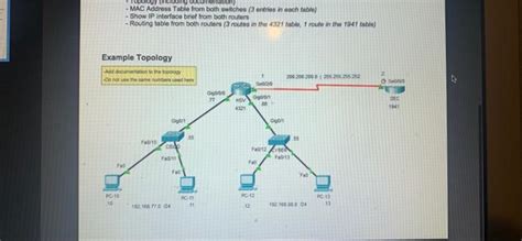 Solved Packet Tracer Screenshots Edit Your Module Chegg Com