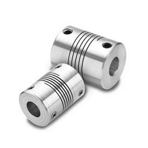 Aluminium Encoder Coupling For Used In Texturising Machine Size 50mm