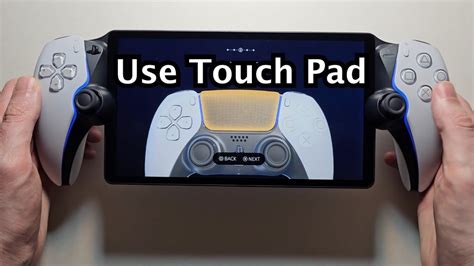 How To Use Touch Pad On Playstation Portal Youtube