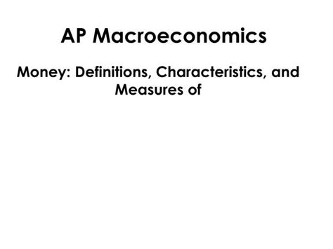 PPT AP Macroeconomics PowerPoint Presentation Free Download ID 1558819
