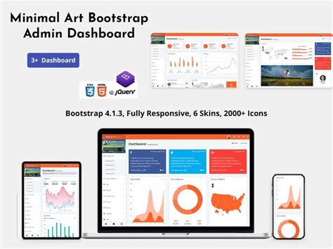 Multipurpose Bootstrap Admin Dashboard Template Artofit