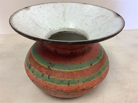 Lot Cast Iron Spittoon