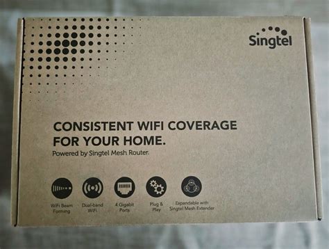Singtel Mesh Router Computers And Tech Parts And Accessories Networking On Carousell