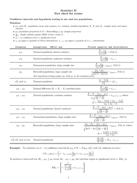 Formulae Download Free Pdf Sample Size Determination Variance