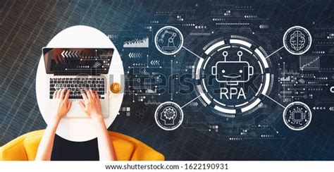 Robotic Process Automation Concept Person Using Stock Photo Shutterstock