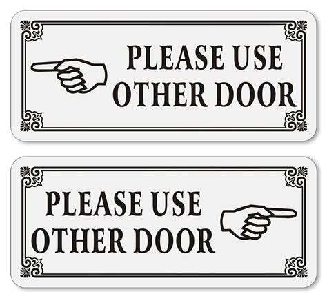Please Use Other Door Sign Shop On Pinterest