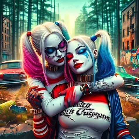 Harley Quinn Kisses Everyone By Iancranium On Deviantart