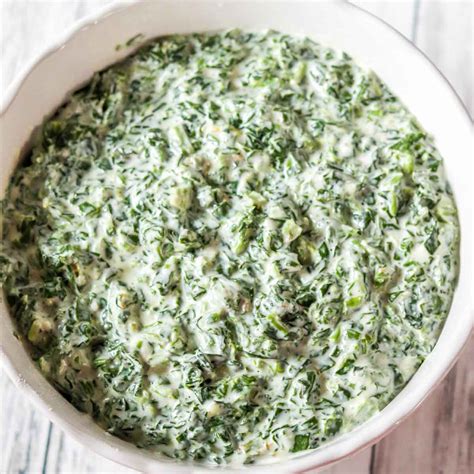 Easy Creamed Spinach Recipe