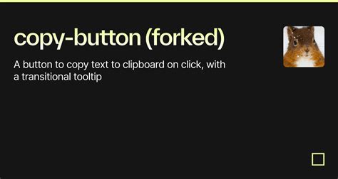 Copy Button Forked Codesandbox