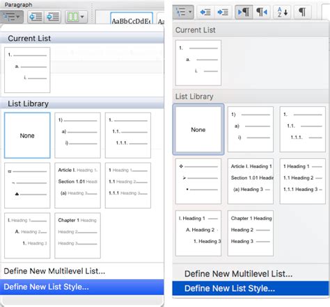 Outline Numbering In Word For Macos Best Practices Brandwares