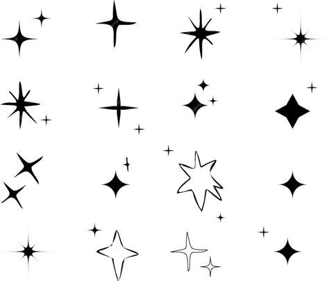 Premium Vector Spark Light Star Icons Collection Hand Drawing Of Illustrated X9 Premium Vector Spark Light Star Icons Collection Hand Drawing Of Illustrated X9
