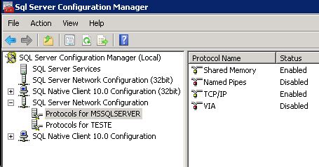 c Problema ao conectar o banco de dados SQL Server no IIS Stack Overflow em Português