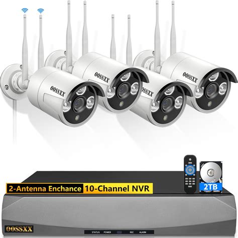 Dual Antennas For Wi Fi Enhanced Ai Human Detected 2k 3 0mp Wireless Security Camera System