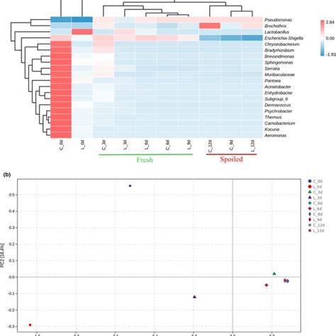 Community Heatmap Analysis A And Principal Component Analysis Pca