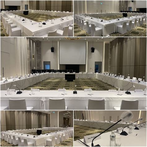 인천 파라다이스시티에서 진행되는 회의 구즈넥 회의용마이크 시스템 대여 임대 렌탈 임차 설치운영~ 행사실적사진 채널