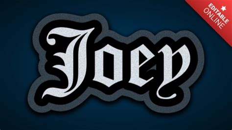 Joey Text Effect Generator