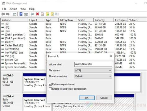 How To Format New SSD Drive In Windows Ssd Windows Operating Systems Filing System