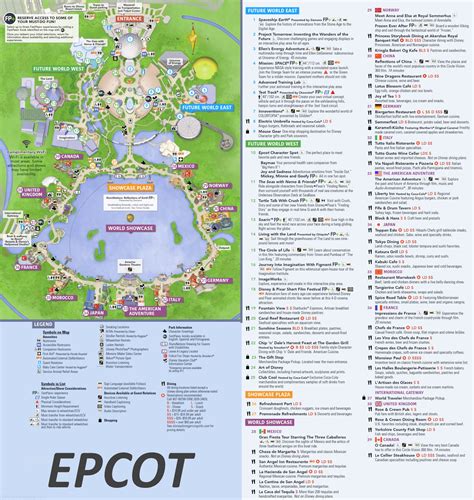 Epcot Map Orlando
