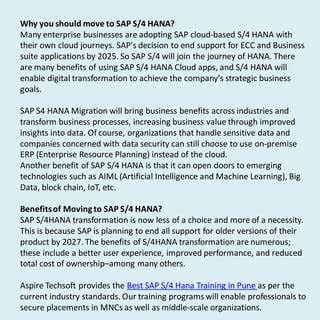 SAP S4 HANA IMPLEMENTATION GUIDE ASPIRE TECHSOFT ACADEMY PDF