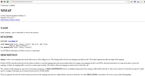 Man Page With Preserved Text Decorations Proportional Text And Fixed