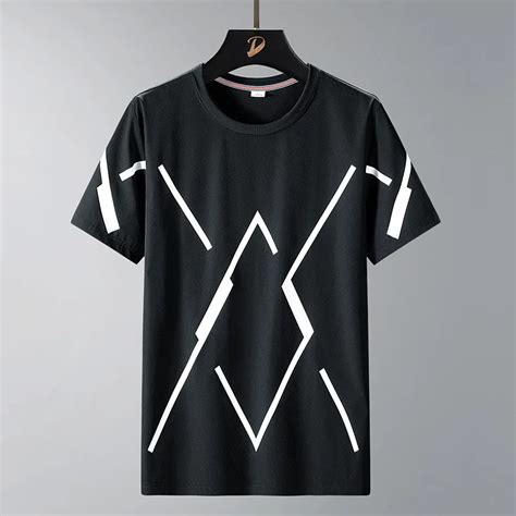 여름 반팔 프린트 티셔츠 남성 상의 티 패션 캐주얼 셔츠 빅 사이즈 8xl Aliexpress