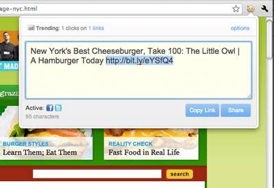 Bit ly วธทดกวาในการยอ แชร และตดตามลงกของคณใน Google Chrome