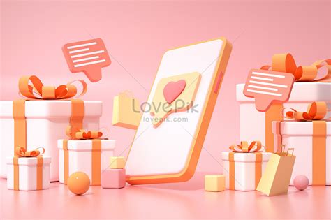 전자 상거래 쇼핑 장면 배경 사진 및 창의적인 일러스트 무료 다운로드 Lovepik