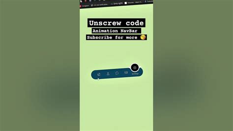Master Navbar Animations In 30 Secondsshorts Ytshorts Coding Youtube
